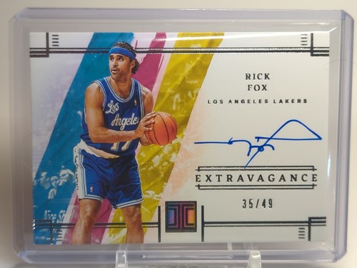 2021/22 IMPECCABLE RICK FOX EXTRAVAGANCE AUTO AUTOGRAPH /49 SSP LAKERS ...