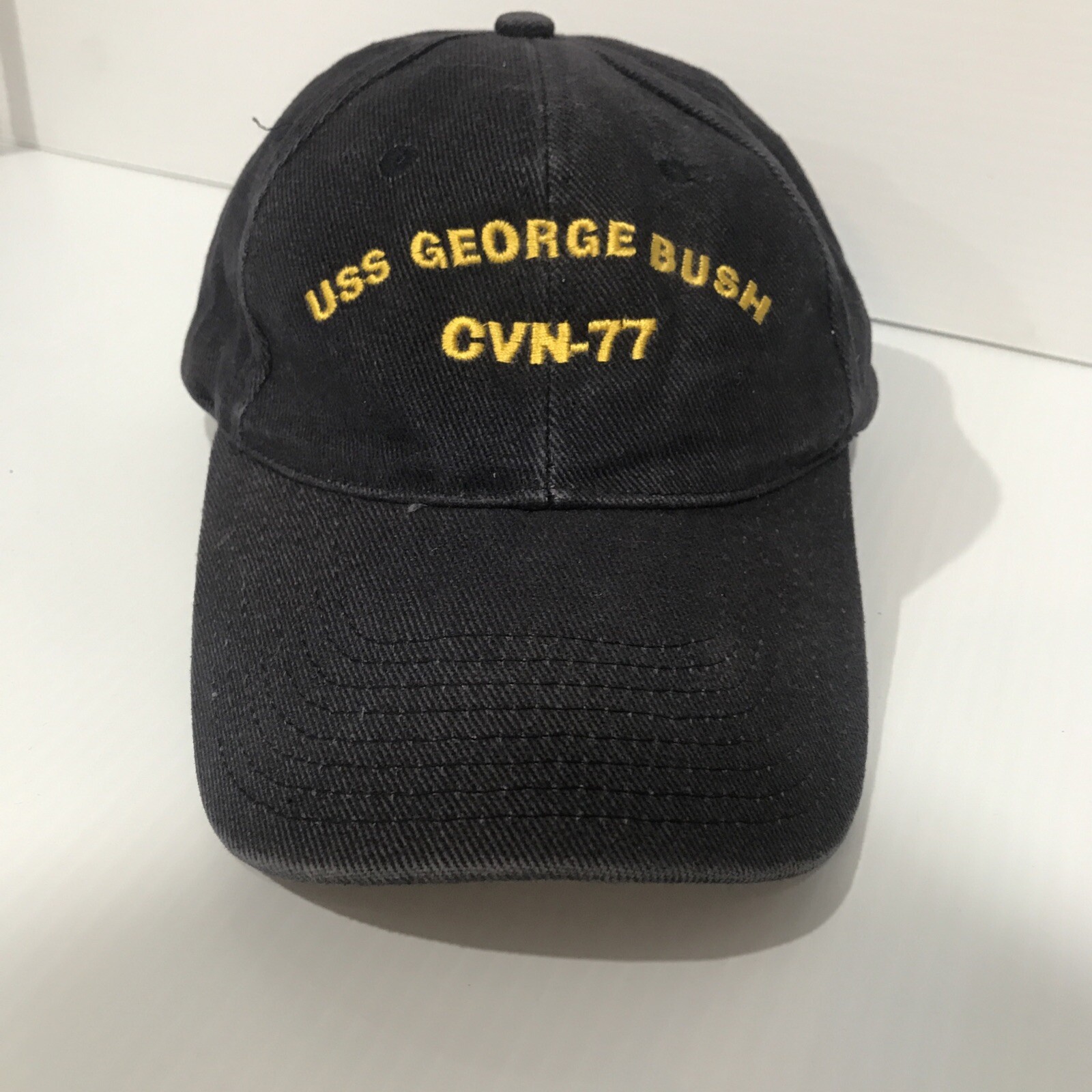Vintage USS George Bush Veteran Military CVN-77 Embro… - Gem