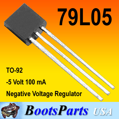 (20) 79L05 (-5 Volts @ 100 mA TO-92 Voltage Regulator ** USA SELLER ...
