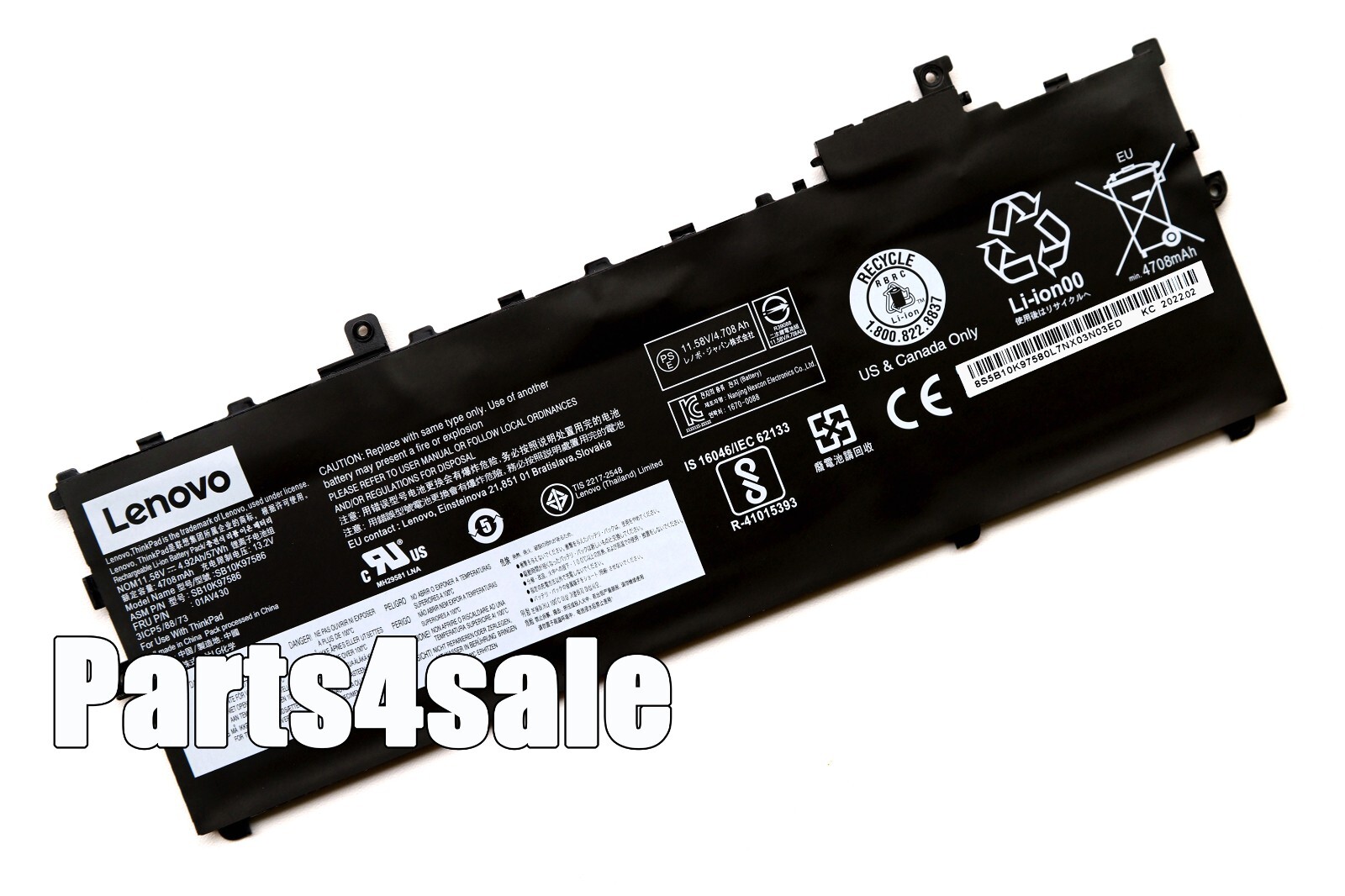 New Genuine 01AV430 01AV494 Battery for Lenovo ThinkPad X1 Carbon 5th ...