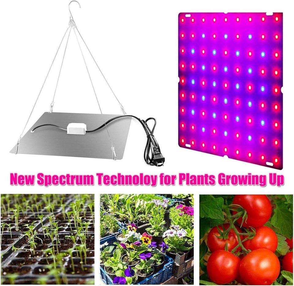 LED Full Spectrum Plant UV Grow Light Veg Lamp For Indoor Hydroponic ...