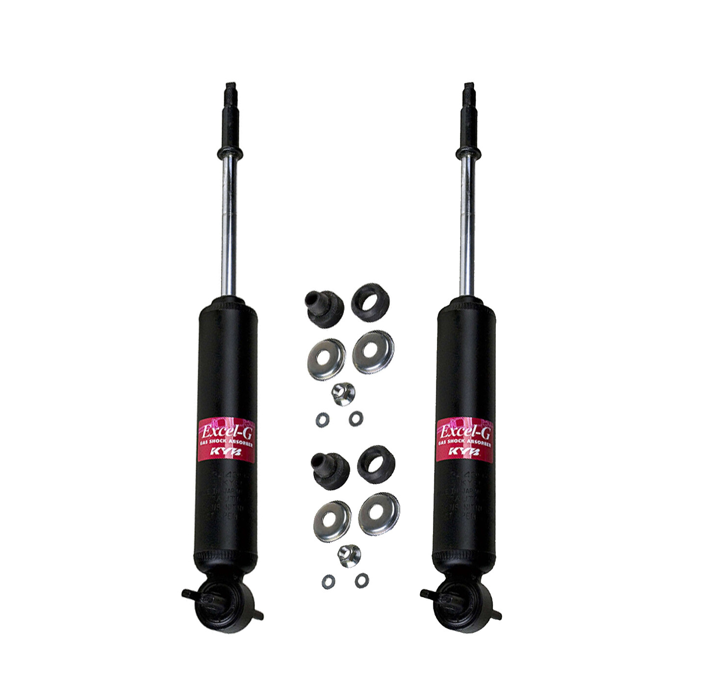 KYB 344398 Set of 2 Front Left & Right Shock Absorbers For Dodge Ram ...
