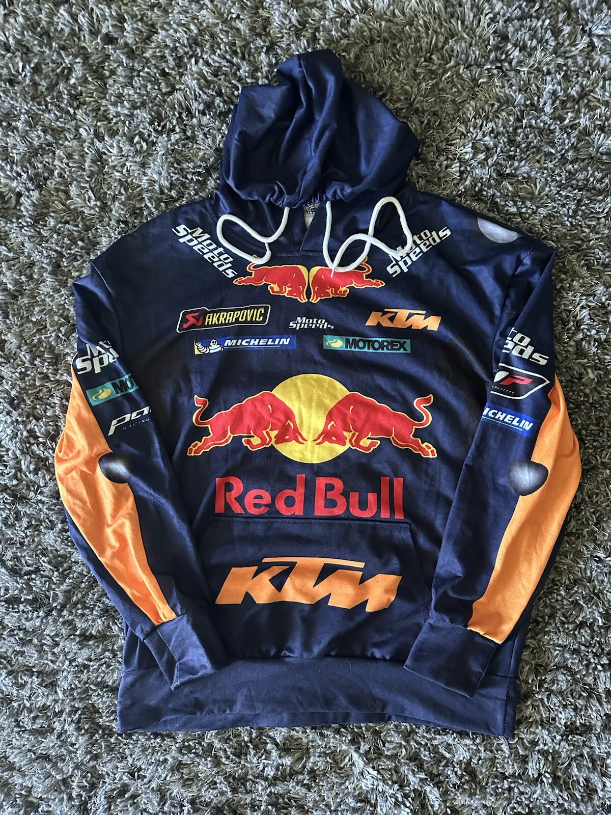 Moto Speeds KTM Racing Hoodie Sweater Large - Gem