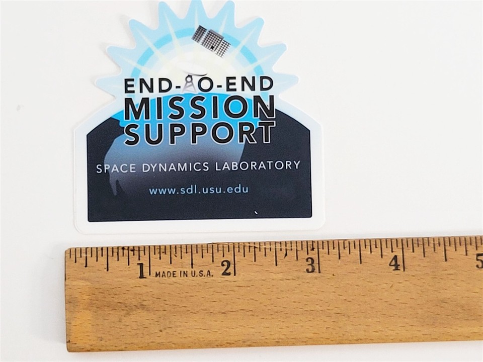End To End Mission Support /Space Dynamics Laboratory Sticker Decal ...