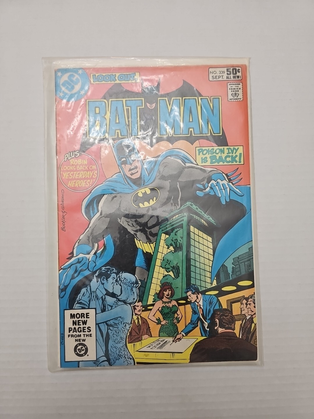 Batman #339 (Sep 1981, DC), VFN condition, Batman vs. Poison Ivy | eBay