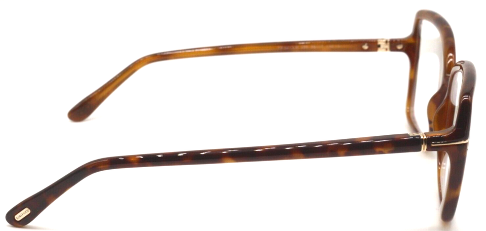 NEW TOM FORD TF5813-B 055 RECTANGLE HAVANA GOLD AUTHENTIC FRAME ...