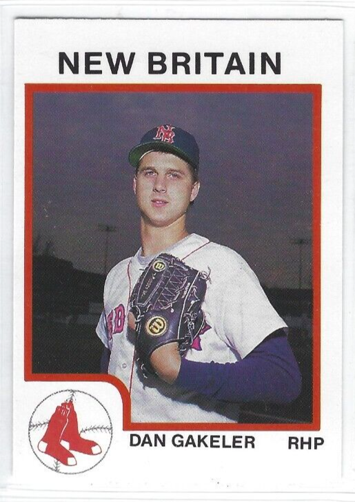 1987 New Britain Red Sox (Double A-Boston Red Sox) Dan Gakeler | eBay