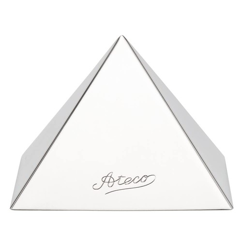 Stainless Steel Medium Pyramid Mold, 3.5 by 2.5-Inches High, Silver ...