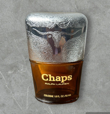 Empty Bottle Vintage Ralph Lauren CHAPS Cologne 3.4 fl oz Splash | eBay