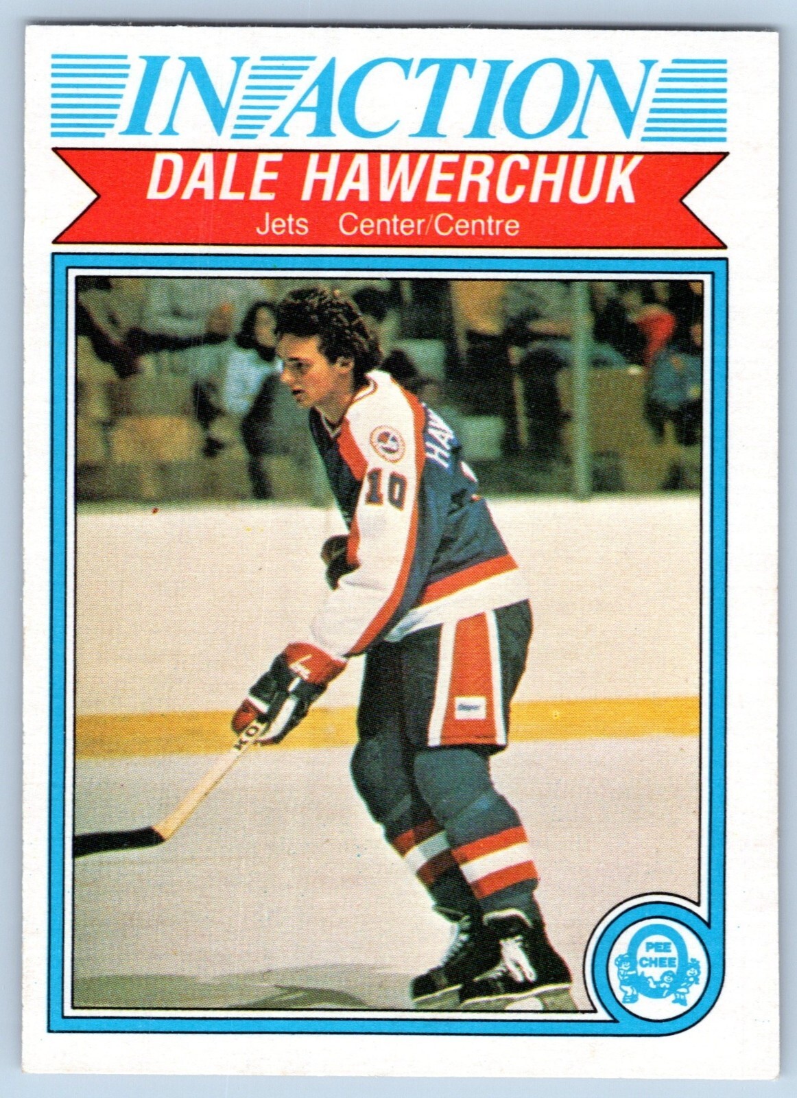 DALE HAWERCHUK IN ACTION 1982-83 O-PEE-CHEE 82-83 NO 381 NRMINT+ 31180 ...