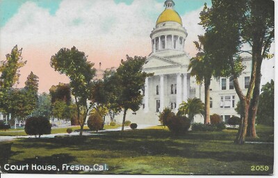Court House, Fresno, California --POSTCARD | eBay