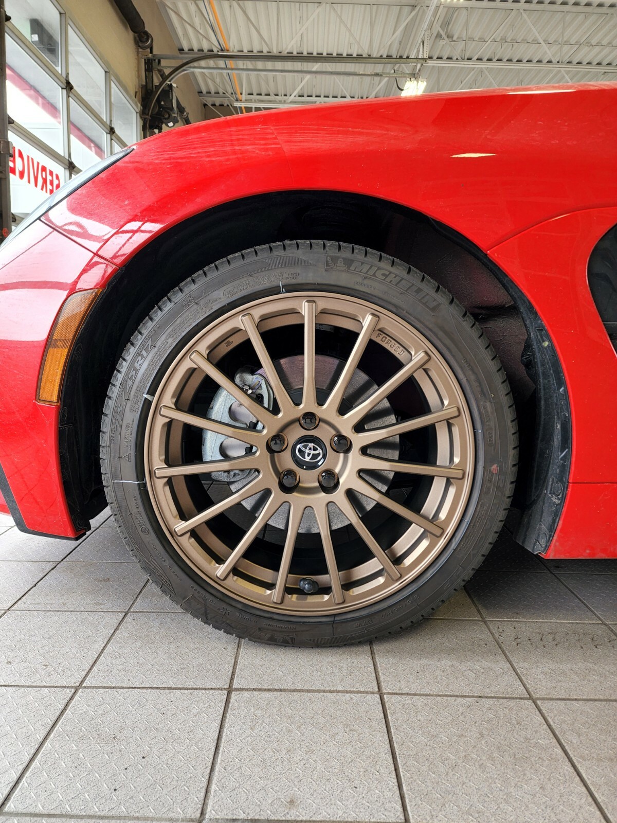 2022 2023 2024 Toyota GR86 Bronze Wheel PTR2018221F5 Set of 4 Forged ...