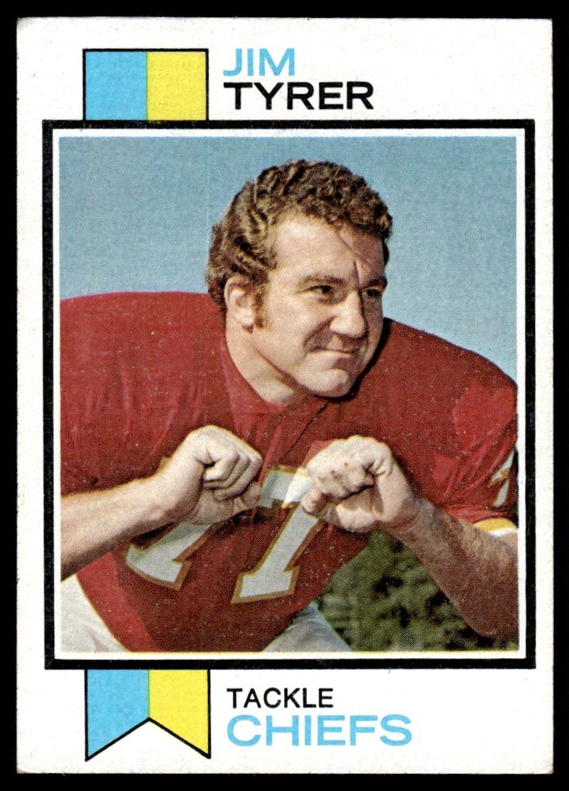 1973 Topps Jim Tyrer Kansas City Chiefs #233 | eBay