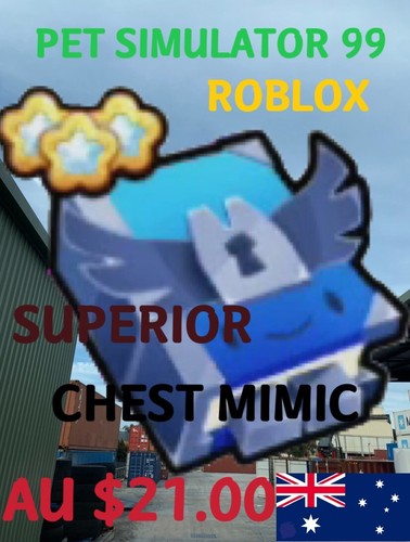 ROBLOX - PET SIMULATOR 99 (PS99) - SUPERIOR CHEST MIMIC | eBay
