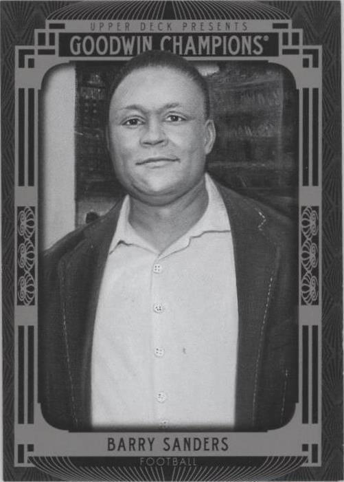 2015 Upper Deck Goodwin Champions - Black and White Portraits Barry ...