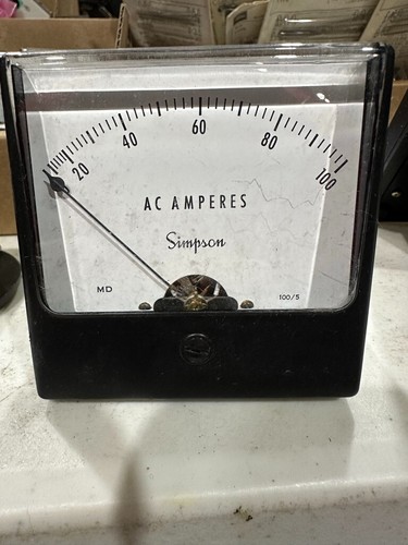 SIMPSON 0-100, MODEL 1357 CAT NO 60120 W147 | eBay