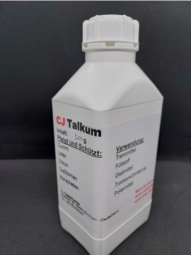 Talkum 500g Talk Talcum Talc Dose mit Schraubdeckel Talkumpulver Profi ...