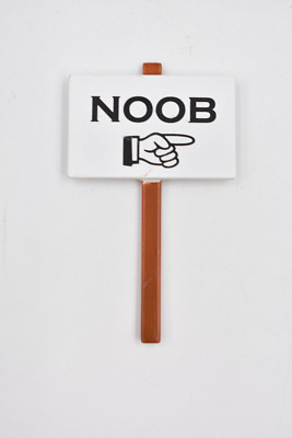 Roblox Noob Sign | eBay
