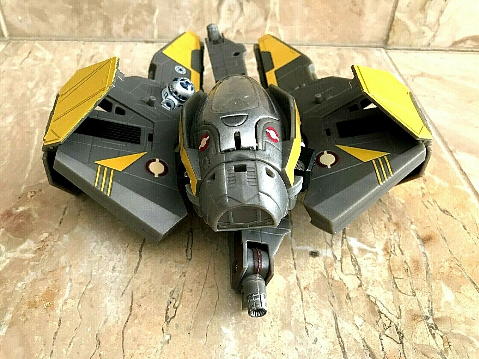 2005 Star Wars "SHIP TRANSFORMERS CROSSOVER STARFIGHTER LFL INTERCEPTOR ...