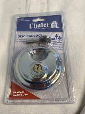 Chateau Chalet Disc Storage Lock Padlock 2 3/4"/70mm C770 NEW | eBay