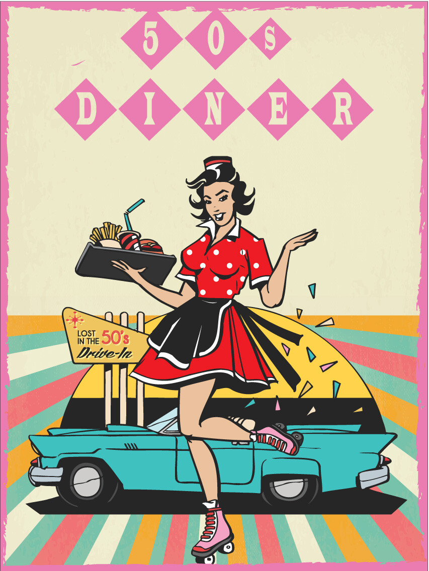 Retro Diner Posters