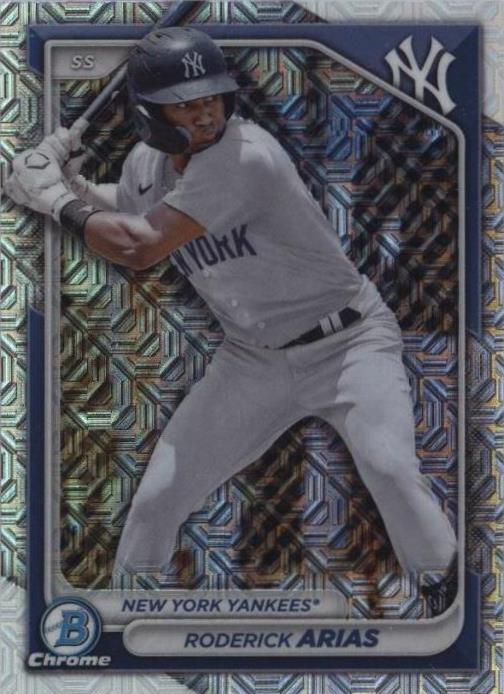 2024 Bowman - Chrome Prospects Roderick Arias #BCP-100 Mojo Refractor ...