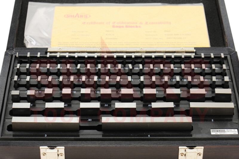 SHARS 81 PCS GRADE B GAGE GAUGE BLOCK SET NIST CERTIFICATE NEW M} | eBay