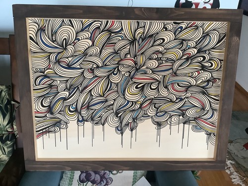 Kef! Simon Rohlen, original on wood, framed in wood, with COA | eBay