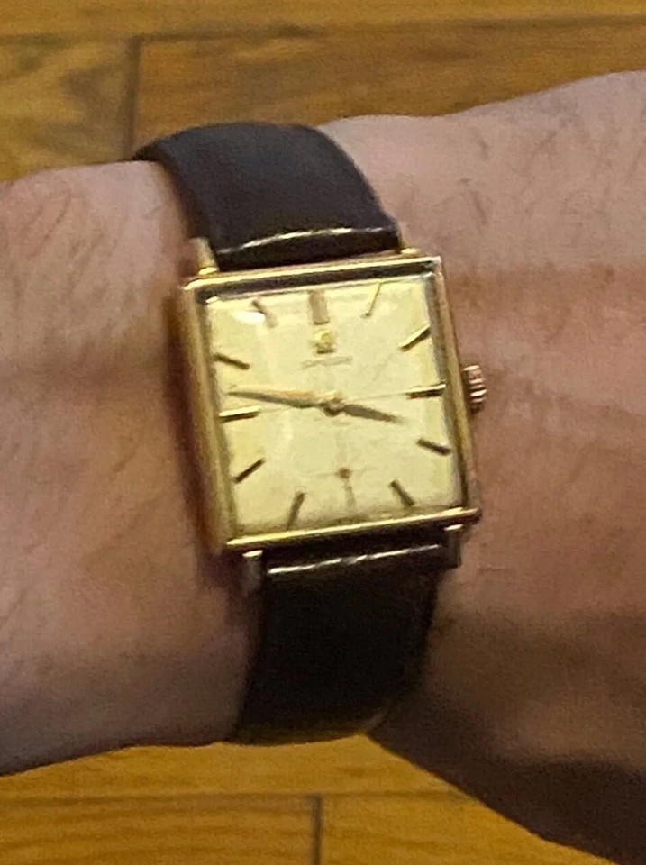 OMEGA 18k Solid GOLD, Caliber 302, Manual Wind, Swiss Made, 1958 tank ...