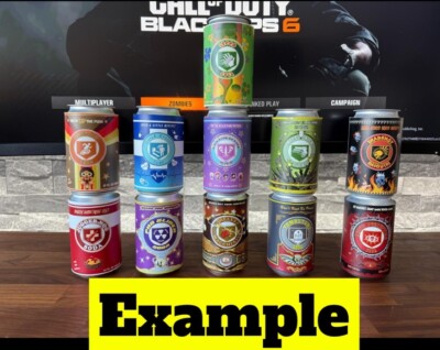 Call of Duty Black Ops 6 Zombie Perk Can Stickers - Stick Round Any ...