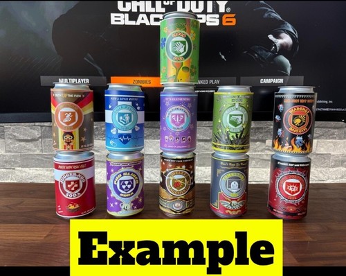 Call of Duty Black Ops 6 Zombie Perk Can Stickers - Stick Round Any ...