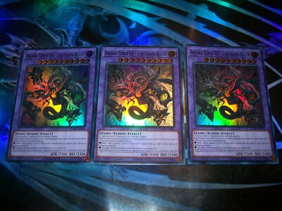 3x Arcana Force EX - The Chaos Ruler 1st Edition Super Rare SUDA-EN034 ...