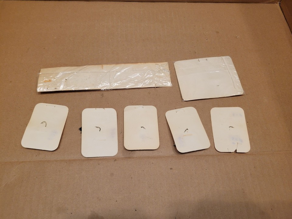 7 Packs Vintage BURKE Flexo Products Lure Co Lot Shrimp Helgramite ...