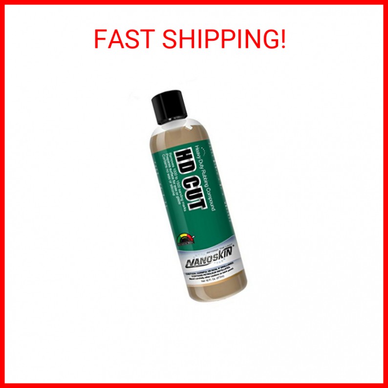 Nanoskin HD CUT Heavy Duty Rubbing Compound 16 Oz. - For Auto Body Shop ...