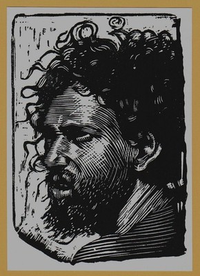 1961 CUBA Face Portrait of a man Cuban ART Armando Posse OLD Soviet ...