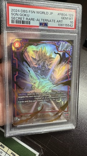 2024 DBS Fusion World Ultra Limit Son Goku FB04-129 SCR* Alt Art PSA 10! | eBay