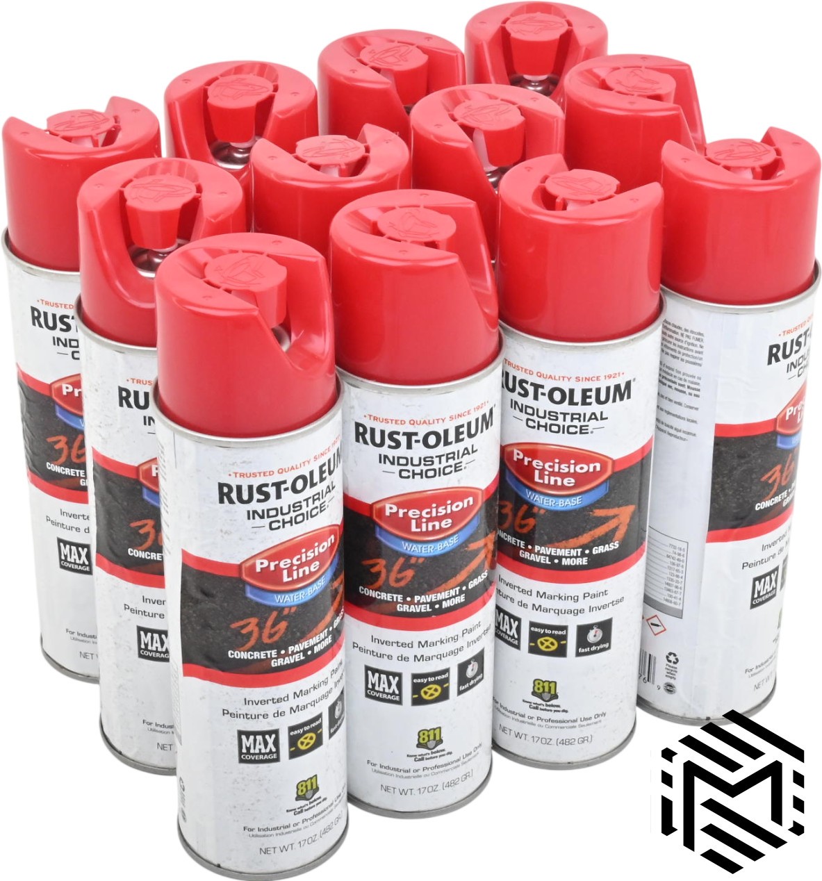 Case of 12 - Rust-Oleum Inverted Marking Paint - Safety Red - 203038 | eBay