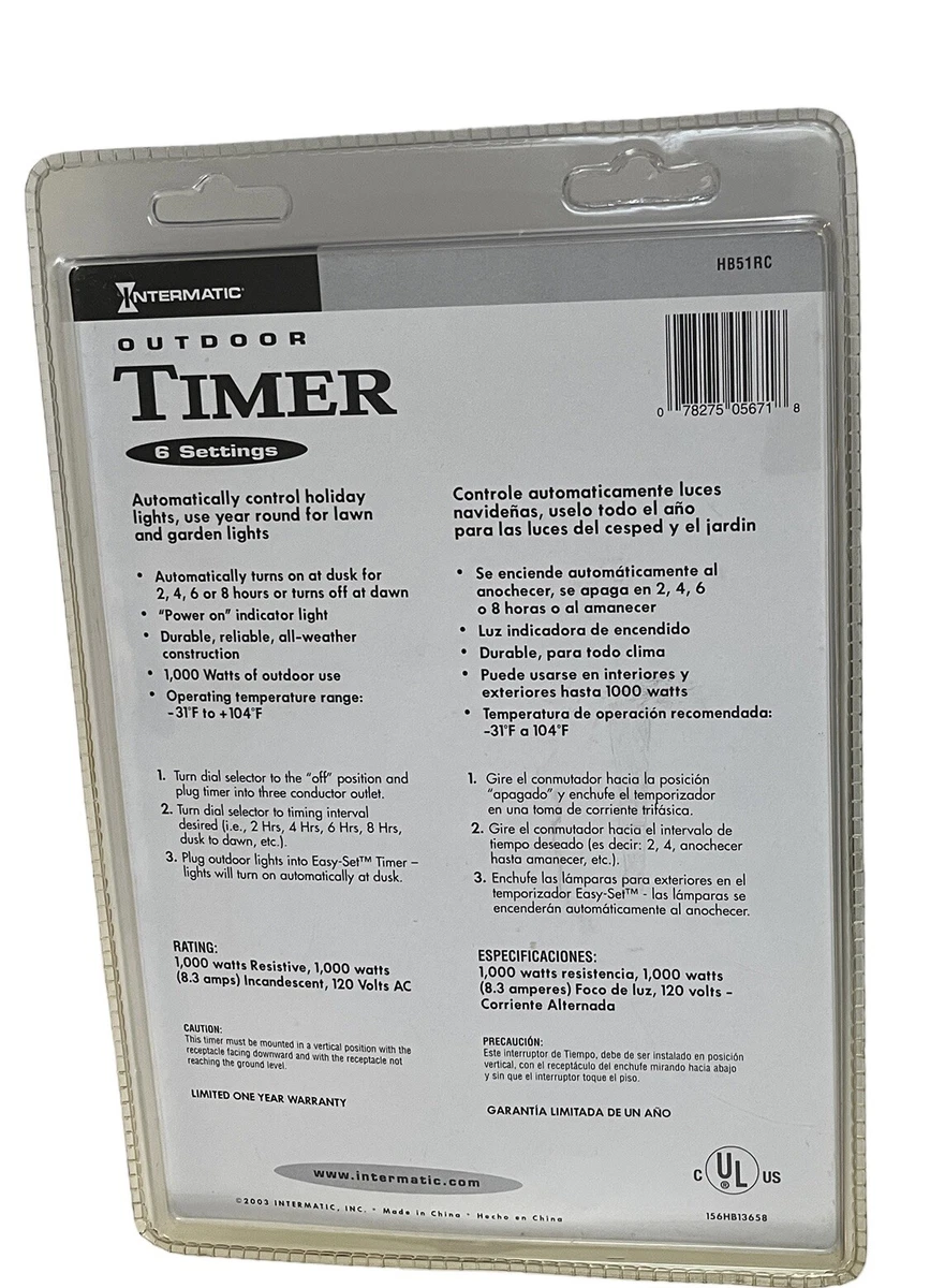 How To Set Intermatic Outdoor Light Timer | Shelly Lighting