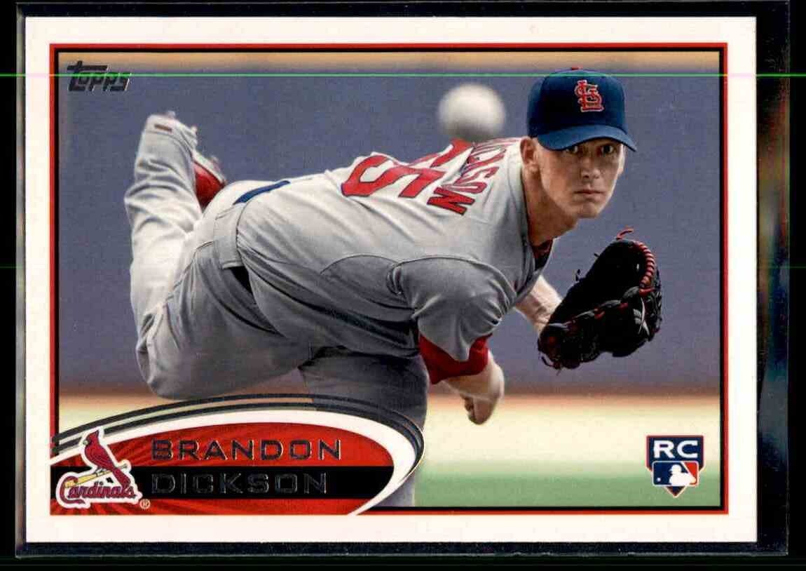 2012 Topps Brandon Dickson RC #559 St. Louis Cardinals | eBay