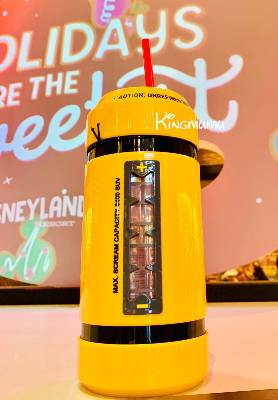 Disney Parks Monsters Inc Scream Canister Water Drink Bottle Sound ...