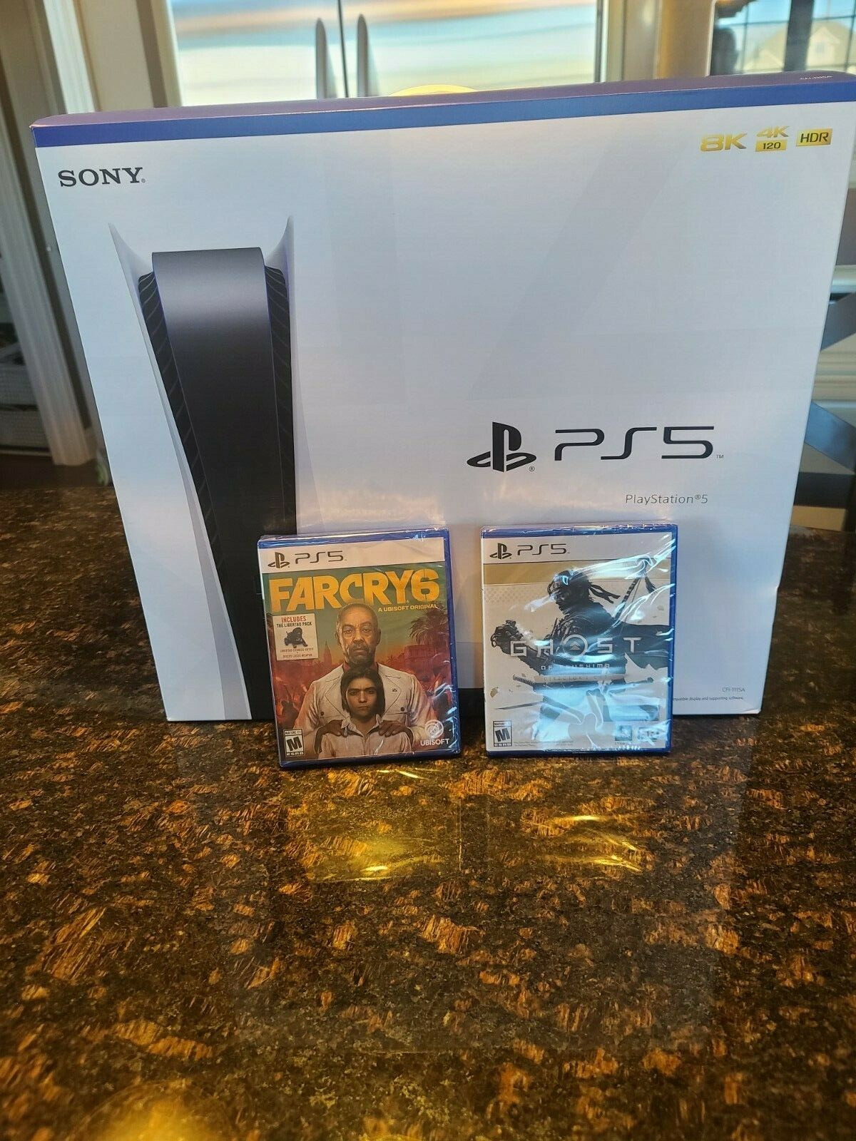 Sony PS5 Blu-Ray Edition Console - Farcry 6,Ghost of Tsushima,12 month ...