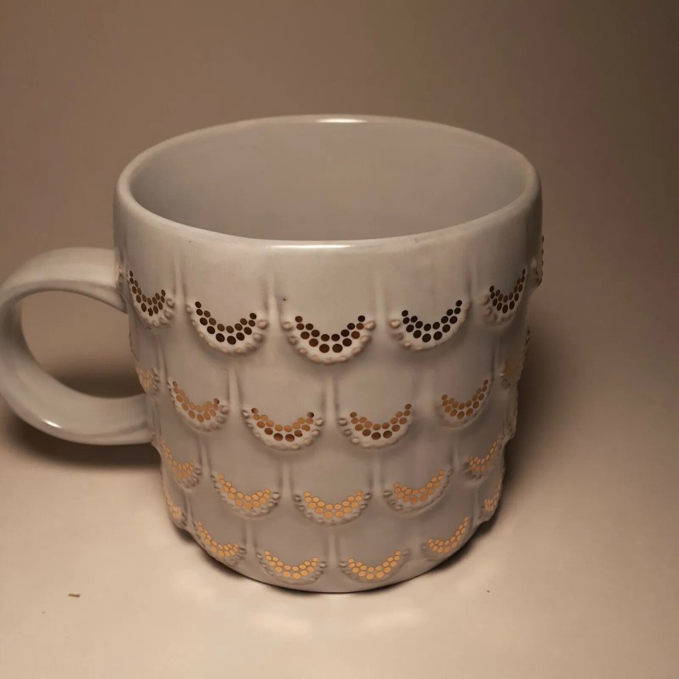 STARBUCKS Coffee 10 oz Raises Mermaid Scales Ceramic 2016 Anniversary ...