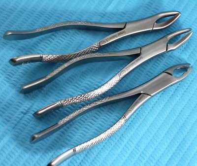 GERMAN GRADE DENTAL EXTRACTING EXTRACTION FORCEP # 150S+151S+150XAS | eBay