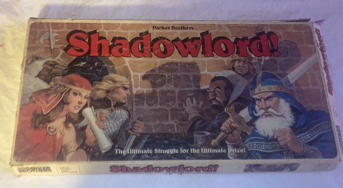 1983 SHADOWLORD Parker Brothers Board Game Used Dungeons & Dragons ...