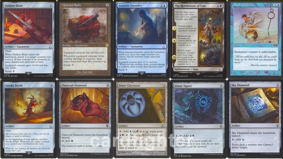 Custom Assassin Tribal Commander EDH Deck - Ramses, Assassin Lord ...