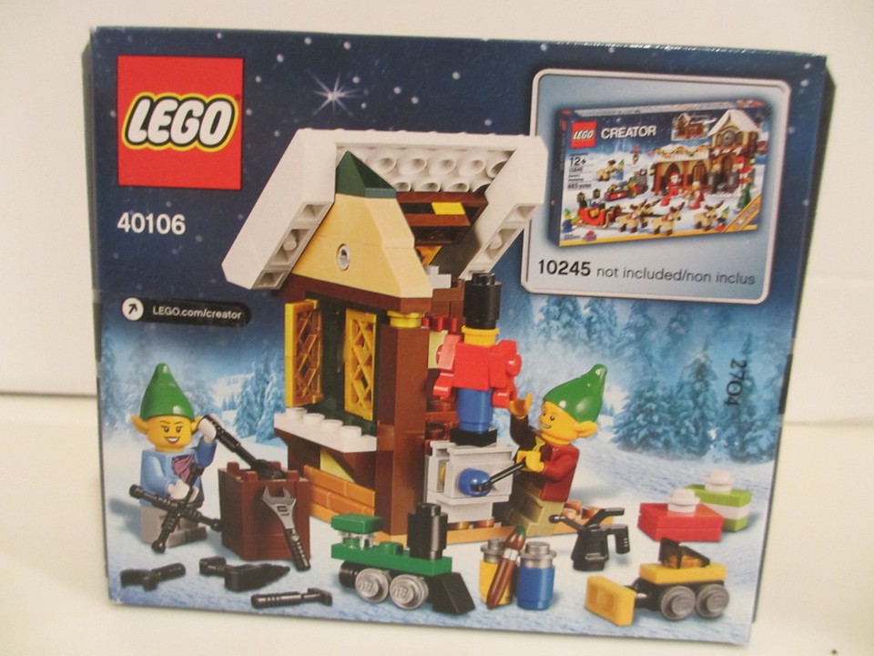 Lego 40106 Elf Toy Workshop Holiday Set 2014 Exclusive Limited Edition ...