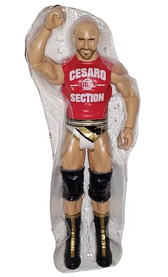 WWE Mattel CESARO 7" Action Figure Battle Pack #49 Red Shirt | eBay