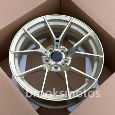 19" FROZEN GOLD STYLE WHEELS RIM FIT FOR BMW 3 4 SERIES F30 32 33 36 ...