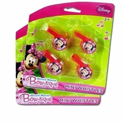 Disney Minnie Mouse Whistle 4 pc pack Party Favors ~ 2 Packs | eBay