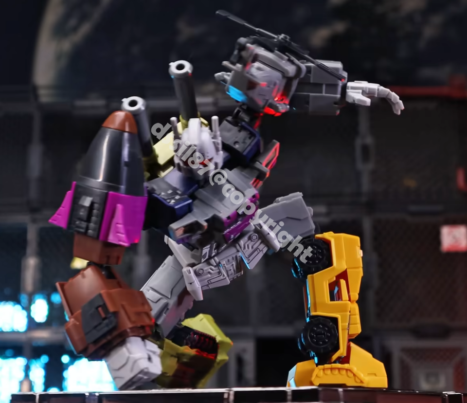 Blokees Transformers Defender Full Combination Bruticus Set & Combiner ...